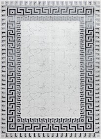 Dywany Łuszczów, Kusový koberec Allure 1960 white/grey, 80x150, šedá, kancelář