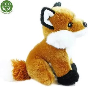RAPPA Plyšová liška sedící 18 cm / ECO-FRIENDLY / od 0 měsíců