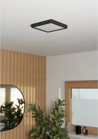 Eglo 901329 - LED Koup. stropní svítidlo FUEVA LED/10,5W/230V 22x22cm IP44 černá