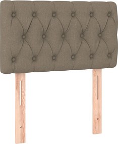 Box spring postel s matrací taupe 80x200 cm textil 3140813
