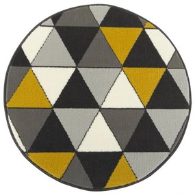 Koberec Luna 502902/89925 žlutý / šedý