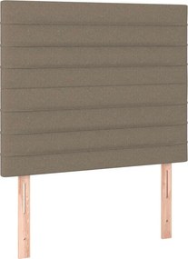 Box spring postel s matrací taupe 120x190 cm textil 3269892