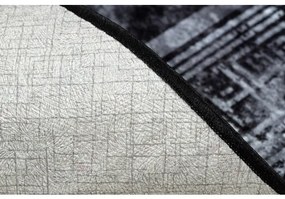 MIRO 51278.810 mycí kobereček Mramor, řecký protiskluz černý / bílá velikost 160x220 cm | krásné koberce cz