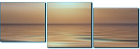 Obraz na plátně - Klidné moře při západu slunce - panoráma 5280FE (90x30 cm)