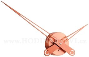 Designové nástěnné hodiny Future Time FT9650CO Hands copper 60cm