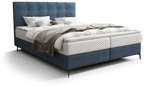 Jednolůžková postel 120 cm Infernus Bonell (modrá) (s roštem, s úl. prostorem). 1082288
