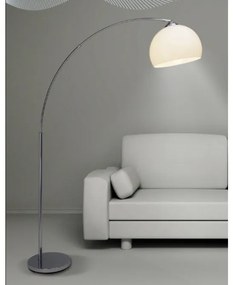 Brilliant 92940/75 Stojací oblouková lampa VESSA satin