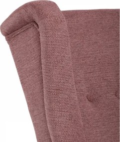 Křeslo ušák růžová látka AK-388 PINK2