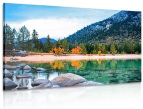 Obraz jezero v nádherné přírodě Varianta: 120x80