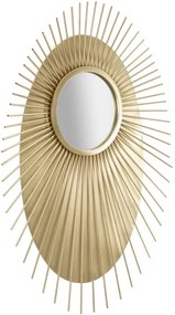 Zlaté nástěnné zrcadlo Mauro Ferretti Amon 75x8x110,5 cm