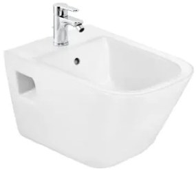 Roca The Gap - Závěsný bidet, s přepadem, otvor pro baterii, bílá A357475000