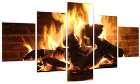 Obraz - Oheň (125x70 cm)