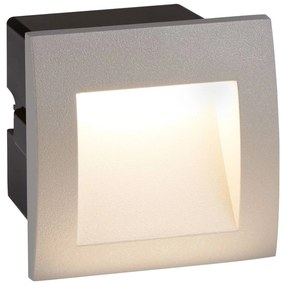 LED nástěnné podhledové Ankle, IP65, hliník, šedá