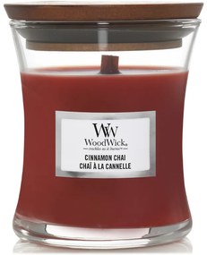 WoodWick – svíčka Cinnamon Chai (Skořice a vanilka) Velikost: střední 275 g