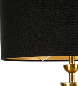 Stojící lampa LENA 2 01 černá / zlatá