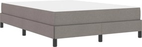 Postel s boxspringem Taupe 140 x 190 cm textil 3398490