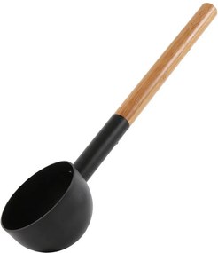 Narvi Black hliníková naběračka do sauny černá