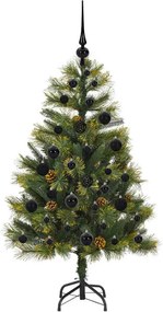 Umělý sklopný vánoční stromeček s kužely Zelená 120 cm 3395072