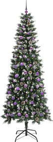 Umělý vánoční stromeček Zelená 240 cm PVC, plast a ocel 3395850