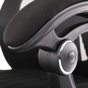 Ergonomická kancelářská židle VIGELTI - černá síťovina