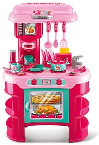 BABY MIX Dětská kuchyňka Little Chef Baby Mix růžová 32 ks