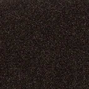 Schodové rohože samolepicí 15 ks 60 x 25 cm tmavě hnědé obdélníkové 326919