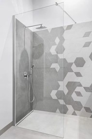Invena Walk-In, sprchová zástěna 80X200cm, 8mm čiré sklo, chromový profil, INV-AK-32-186-O