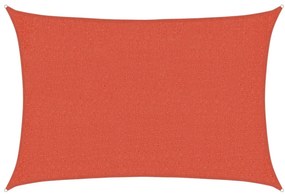 Stínicí plachta 160 g/m² terakotová 2 x 2,5 m HDPE 311336