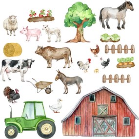 PIPPER. Samolepka na zeď "Farma"