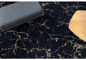MIRO 52003.803 mycí kobereček Mramor protiskluz černý velikost 140x190 cm | krásné koberce cz
