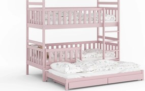Rkids | Patrová postel Trino Růžová