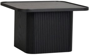 OnaDnes -20% Černý dubový konferenční stolek ROWICO SULLIVAN 60 x 60 cm