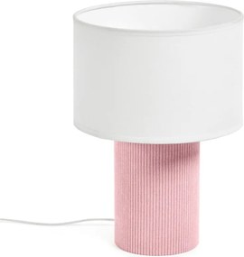 Bílá/světle růžová dětská lampička Bianella – Kave Home