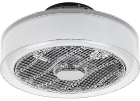 Rabalux - LED Stmívatelné stropní svítidlo s ventilátorem LED/30W/230V + DO