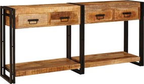Konzolové stolky 2 ks Hnědá 161 x 33 x 75 cm 3324223
