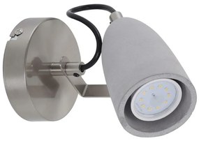 Briloner | Briloner 2529-012 - LED Nástěnné bodové svítidlo THIMBLE 1xGU10/5W/230V beton | BL1071