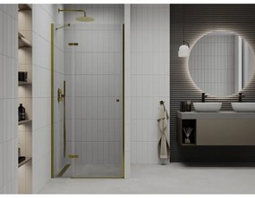 Mexen Roma otočné sprchové dveře 100 cm, Průhledné, Zlatá - 854-100-000-50-00