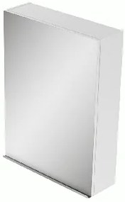 Cersanit - VIRGO zrcadlová závěsná skříňka 60cm, šedá-chrom, S522-015