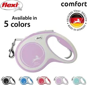 Flexi Comfort M pásek 5m růžové / Vodítko