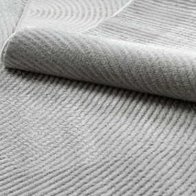 Dywany Łuszczów, Kusový koberec Balance 0194 grey, 80x150, šedá, ložnice