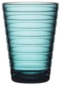 Sklenice Aino Aalto Sea Blue 330 ml - set 2 ks Iittala