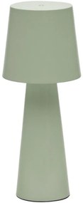 OnaDnes -20% Zelená kovová stolní LED lampa Kave Home Arenys M