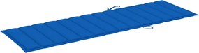 Zahradní lehátko se stolkem a poduškou impregnovaná borovice 3065964