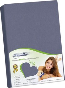 Bellatex Prostěradlo jersey Šedá 220x200 cm