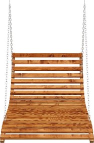 Houpací postel ohýbané dřevo s teakovou úpravou 115x147x46 cm 313939