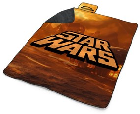 Sablio Plážová deka Star Wars Lávová planeta: 200x140 cm