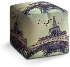 Sablio Taburet Cube Eiffelova věž 3: 40x40x40 cm