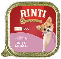 Finnern GmbH & Co. KG Rinti Dog Gold Mini vanička kachna+drůbež 100g