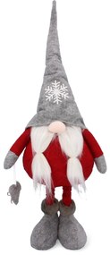 Gnome, vánoční trpaslík s nastavitelnými nohami - XXL 64/90 cm