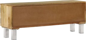 vidaXL TV stolek z masivního mangovníkového dřeva 118 x 30 x 45 cm [246972] Barva: Hnědá